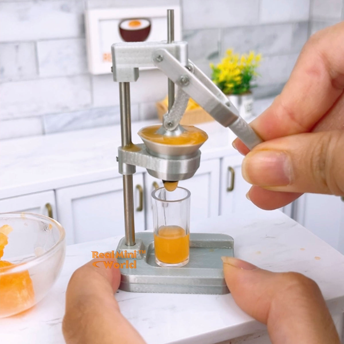 Miniature REAL Functioning Citrus Juice Squeezer | Mini Cooking Shop ...