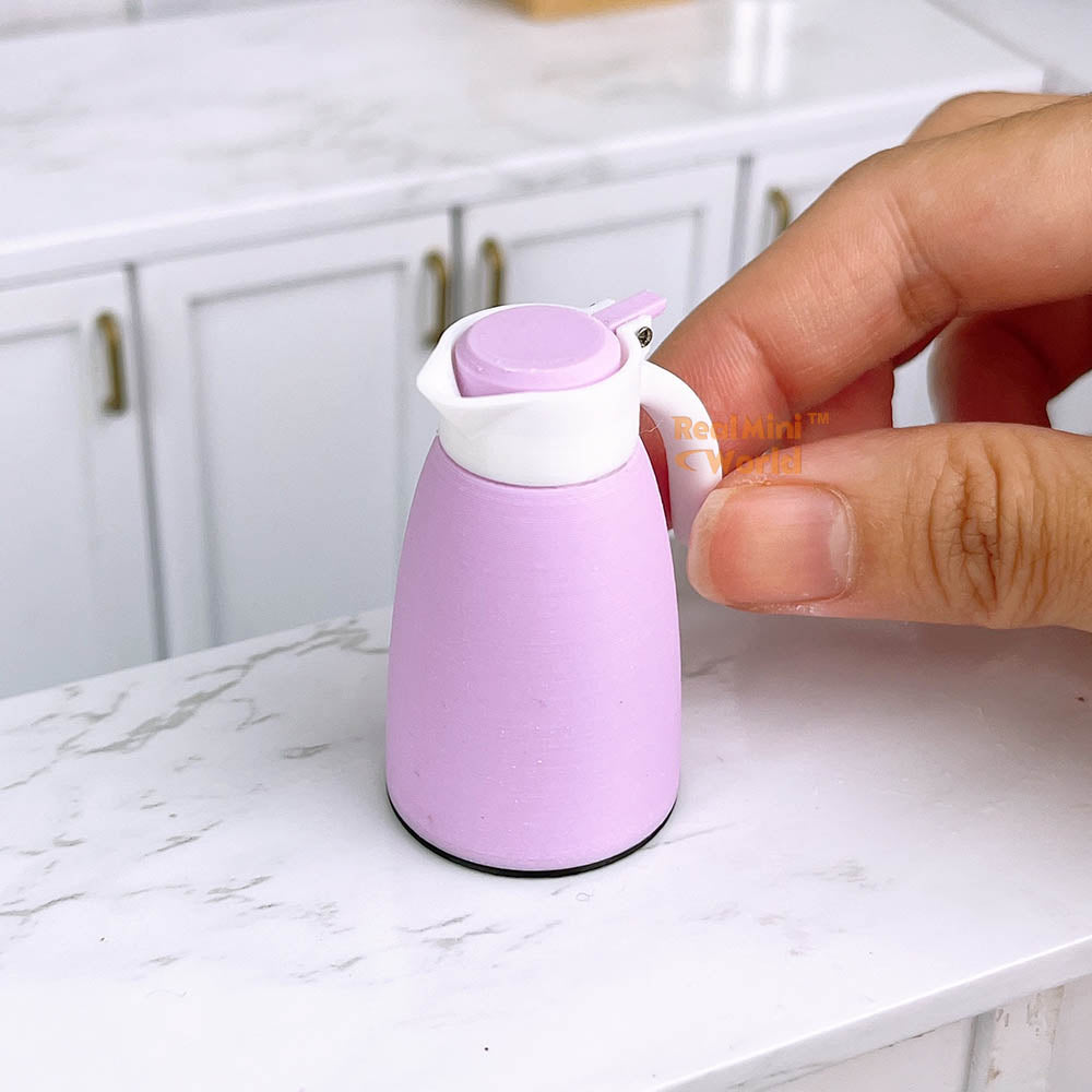 Miniature Purple Kettle | Mini REAL Tiny Food Cooking Shop – Real Mini ...