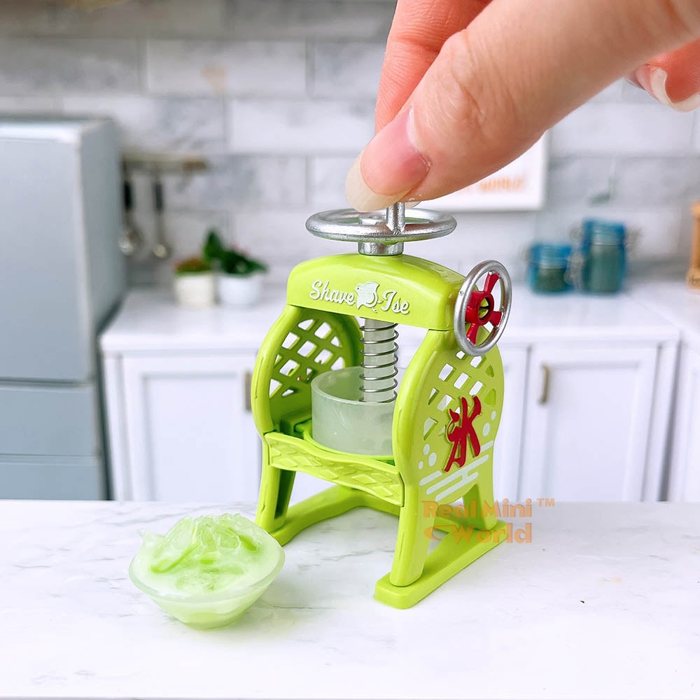 Miniature REAL Japanese Ice Shaver in Green | Mini Cooking Shop – Real ...