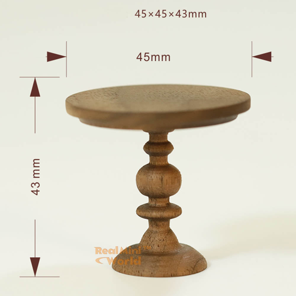 Miniature Exquisite Walnut Wooden French Baking Series | Mini Cooking – Real Mini World