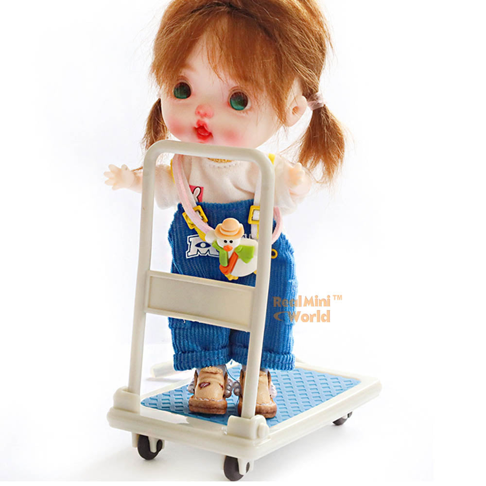 Miniature Platform Trolley | Miniature Dollhouse Shop – Real Mini World