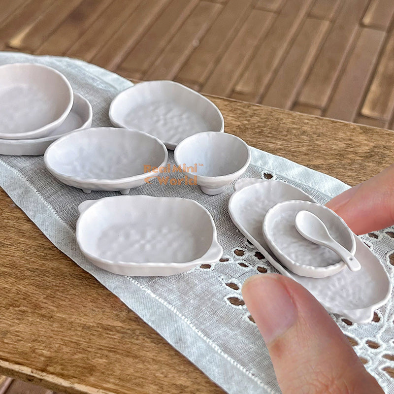 Japanese Dinnerware Series in White | Mini REAL Cooking Shop – Real ...