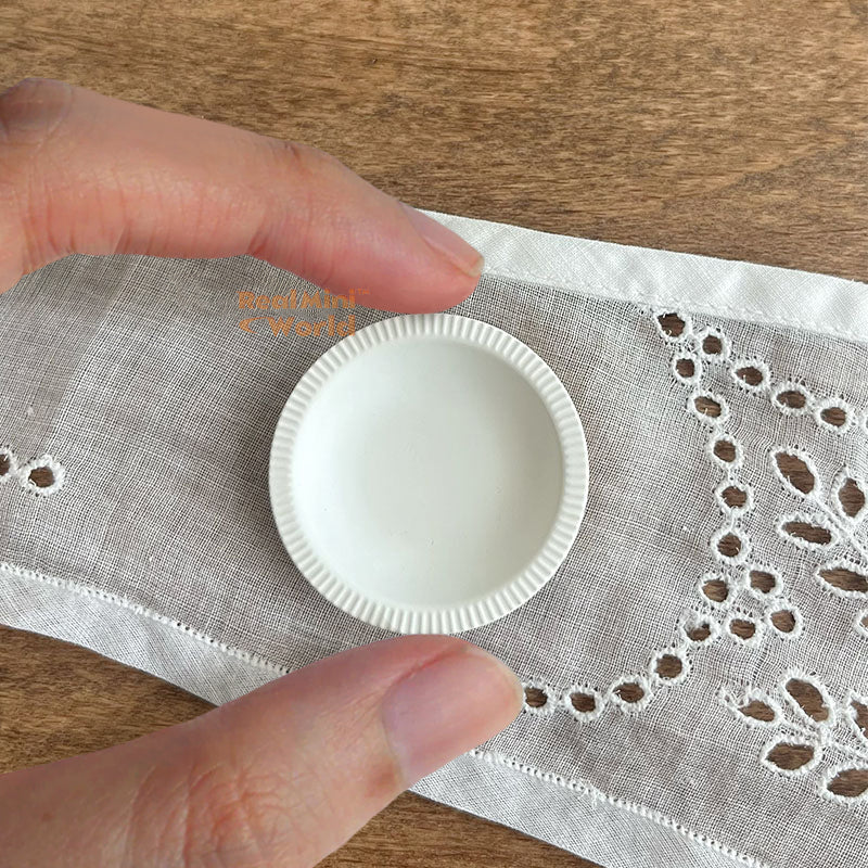 Miniature Aesthetic Dinnerware Set in White | Mini Cooking Shop – Real ...