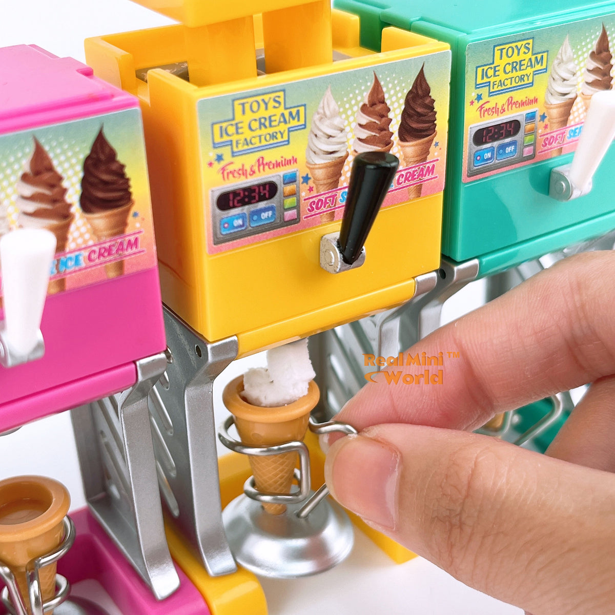 Miniature REAL Ice Cream Dispenser | Mini Food Cooking Shop – Real Mini ...