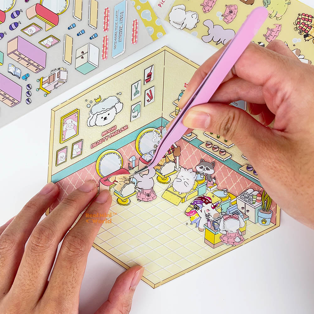 Make Your Own Beauty Parlour Deco Sticker Kit | Isometric Sticker Shop ...