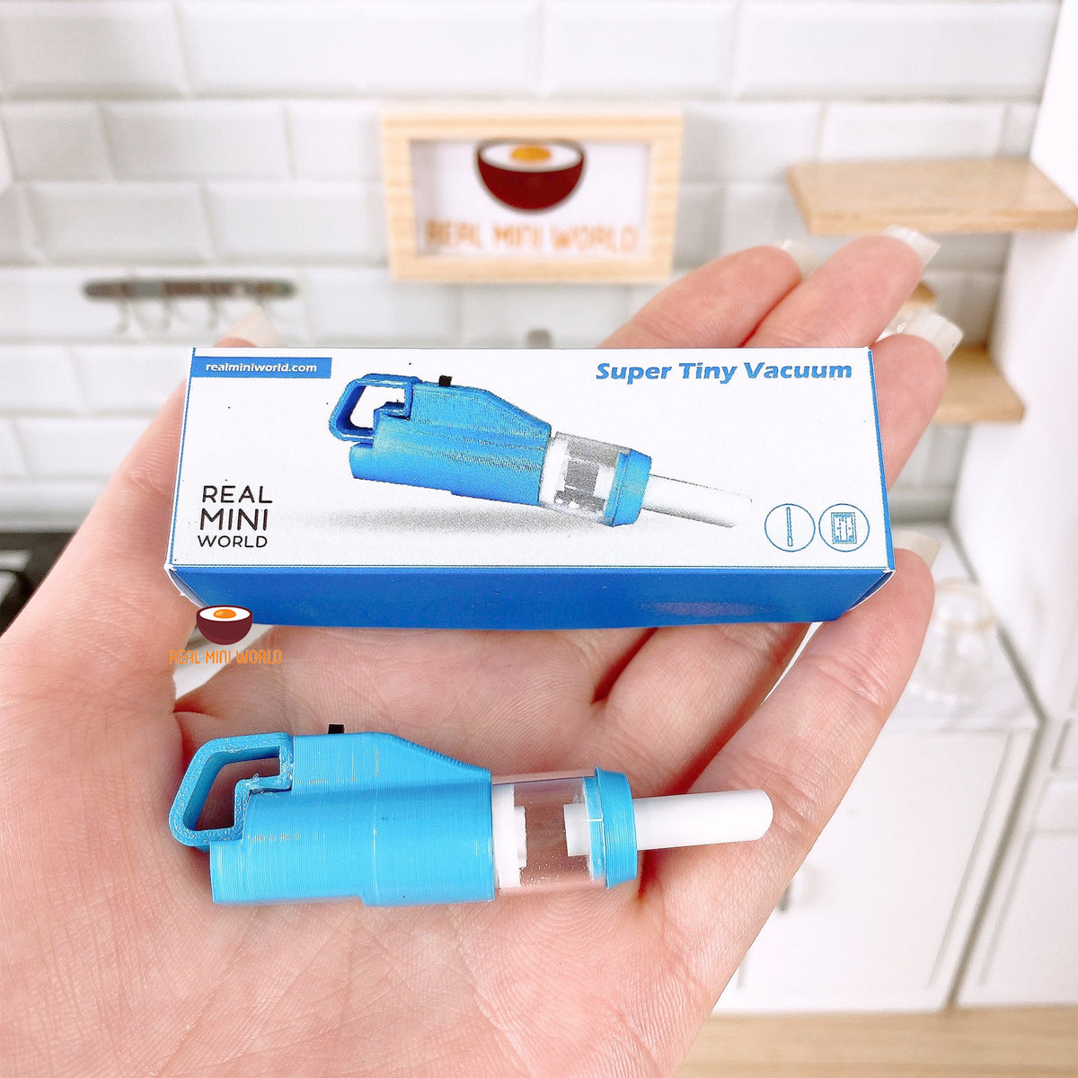 Miniature REAL Vacuum Cleaner Blue | Mini Cooking Shop – Real Mini World