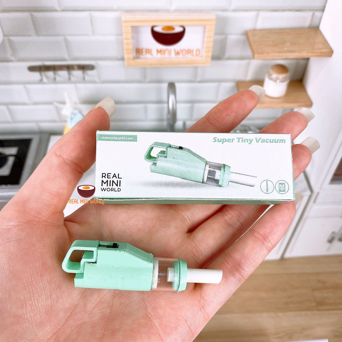 Miniature REAL Vacuum Cleaner Pastel Mint | Mini Cooking Store – Real ...