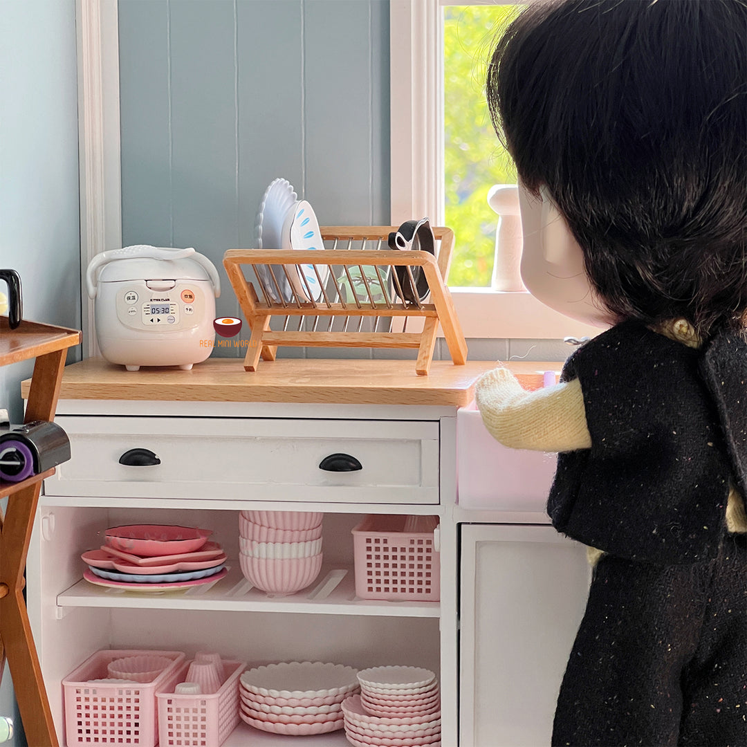 Miniature Wood Drying Racks | For Mini Real Cooking Kitchen Set – Real ...