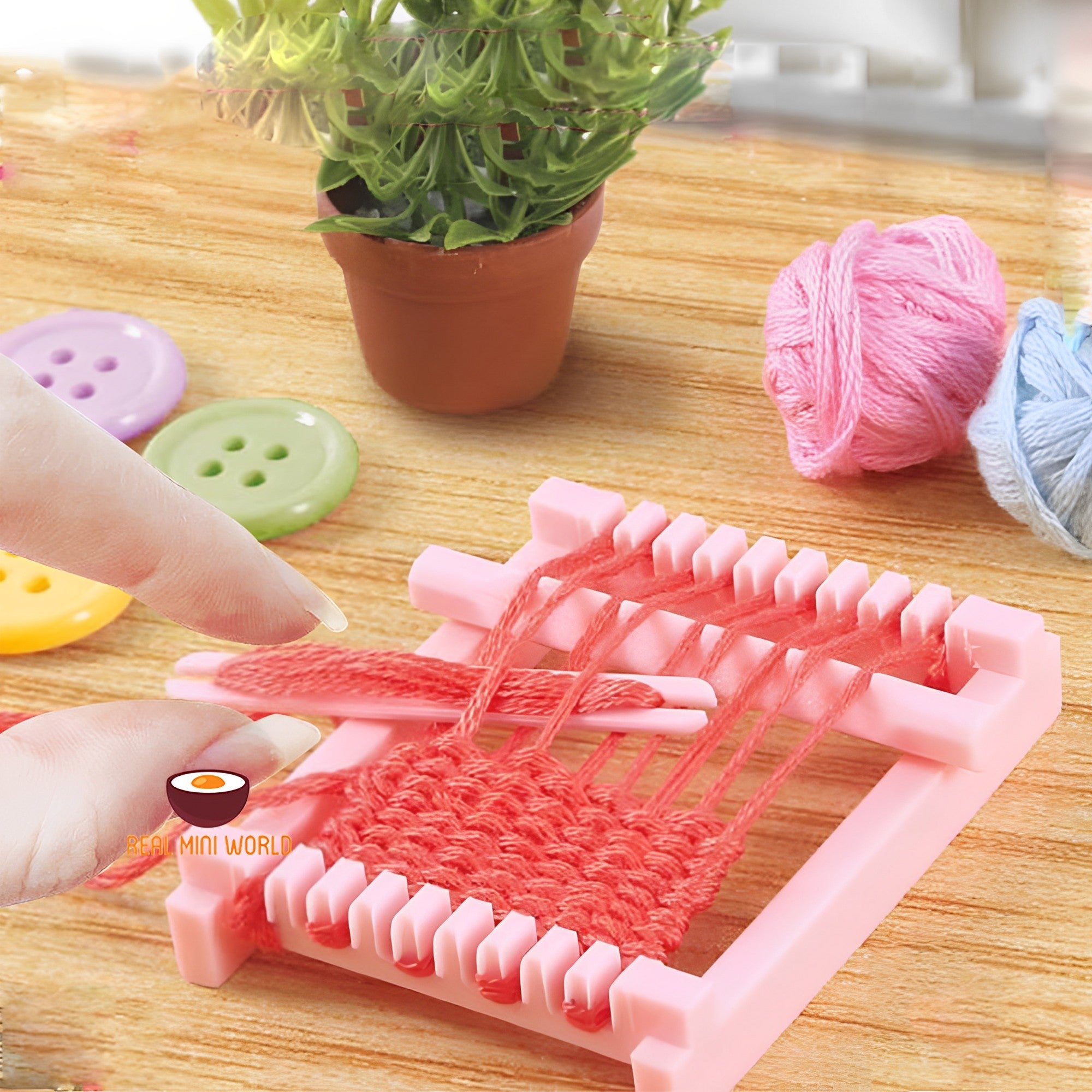 Miniature REAL Real Knitting Loom | Real Working Miniature Shop – Real ...