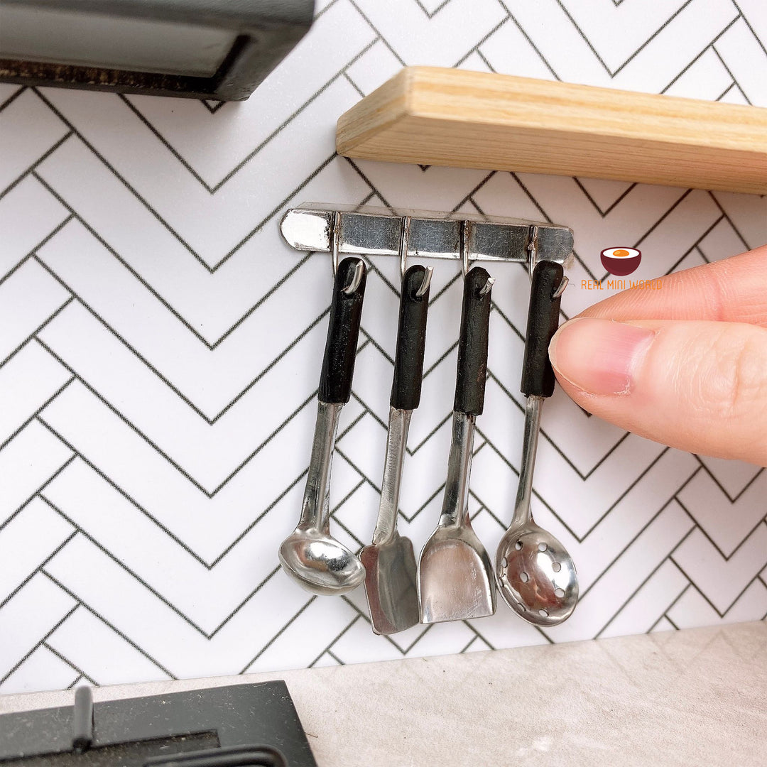 5in1 Stainless Steel Cookware Set with Wooden Grip | Mini Cooking Shop ...