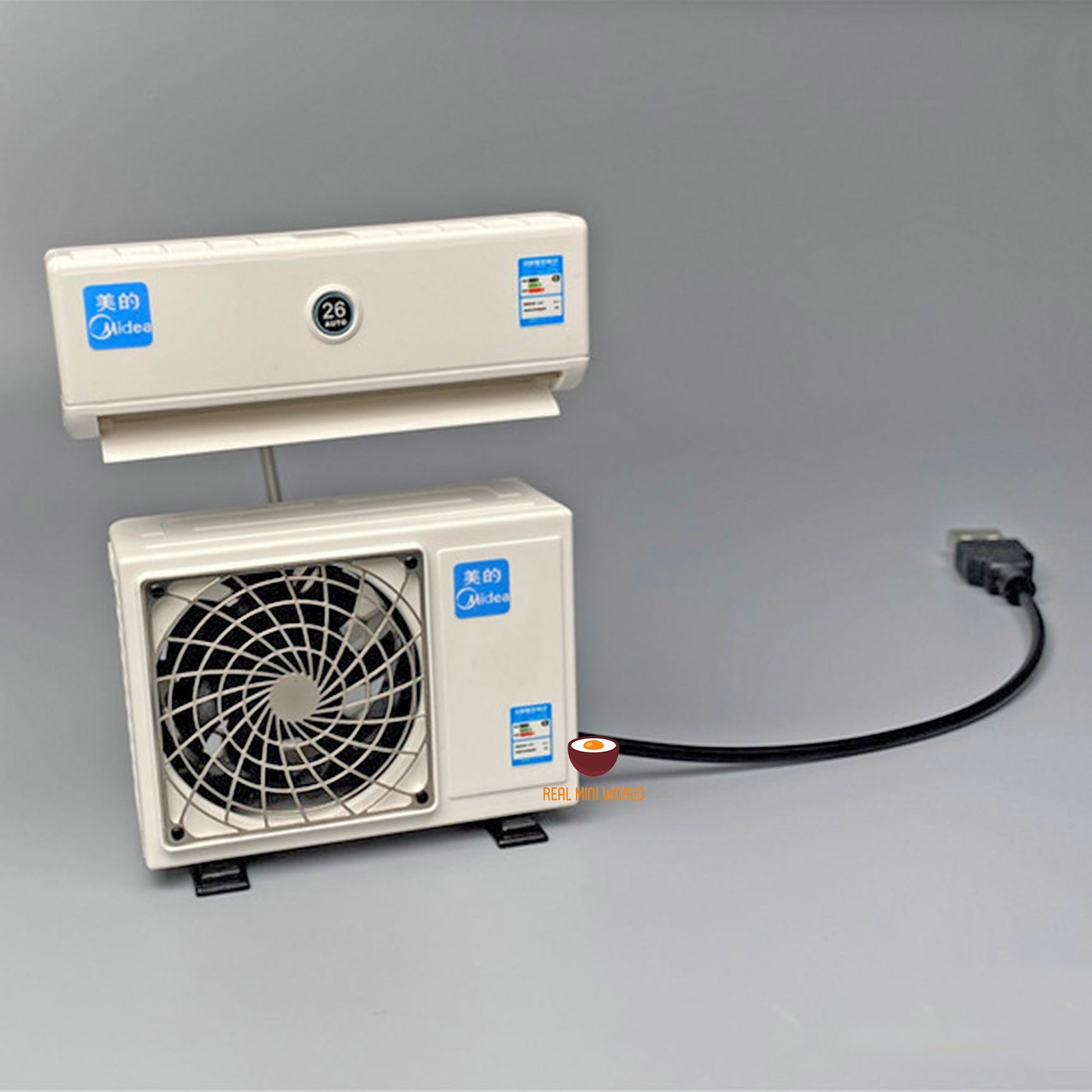 REAL WORKING Fan Miniature AC Air Conditioner Outdoor Unit – Real Mini ...