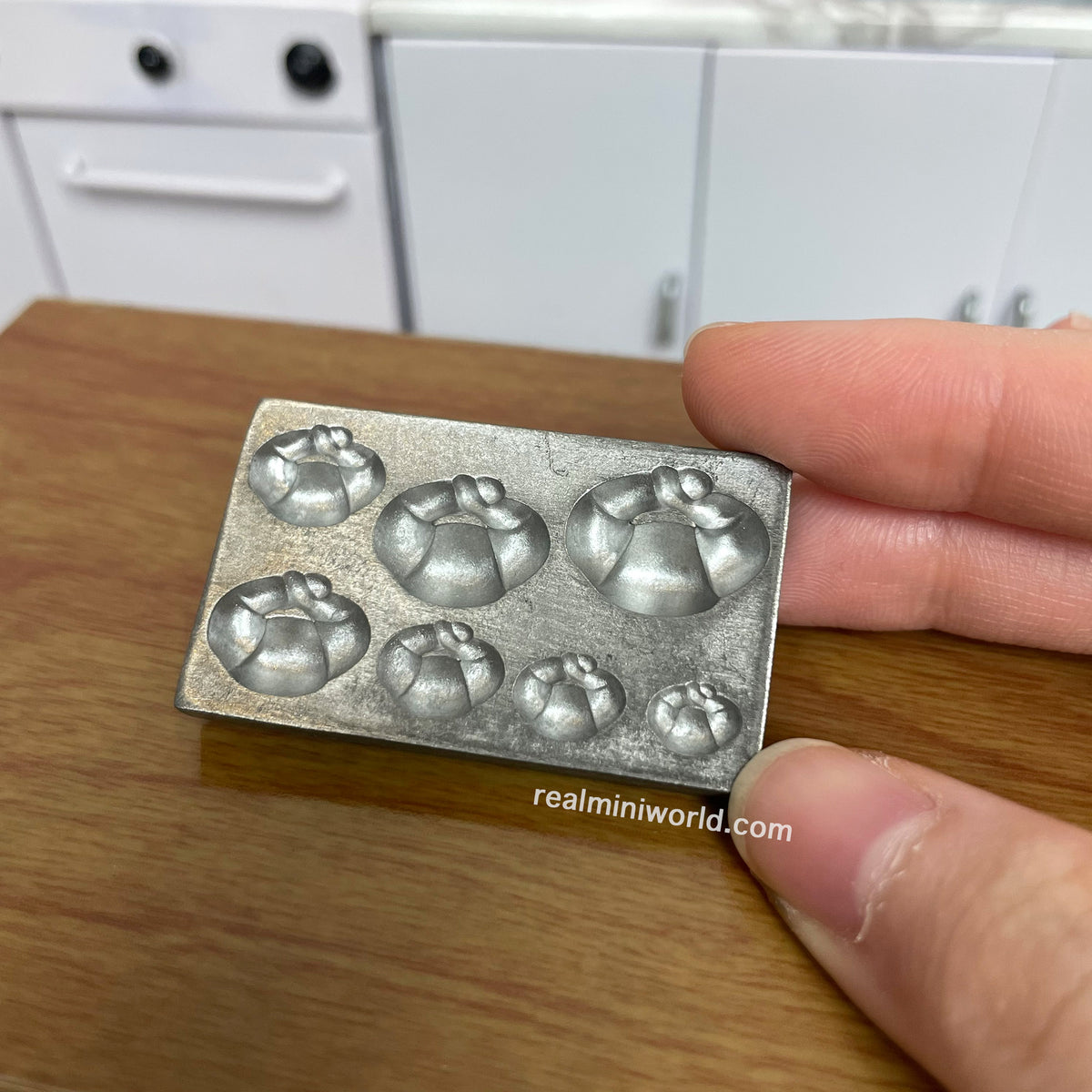 Mini Baking Oven Croissant Metal Mould | Mini Cooking Shop – Real Mini ...