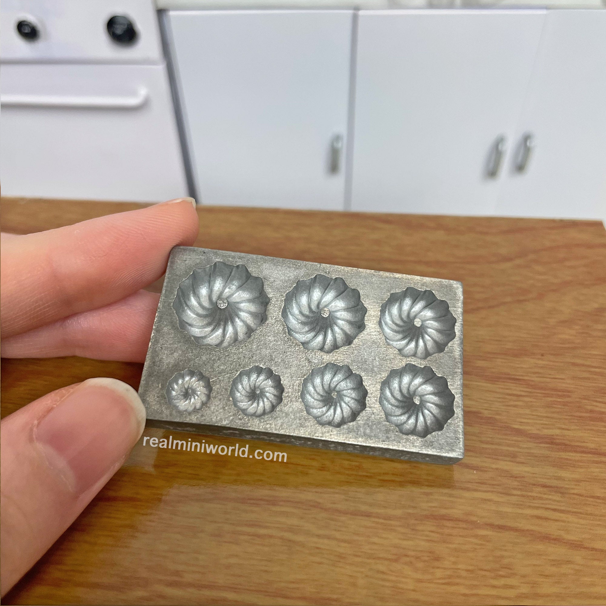 Mini Baking Oven Pound Cake Metal Mould | Mini Cooking Shop – Real Mini ...