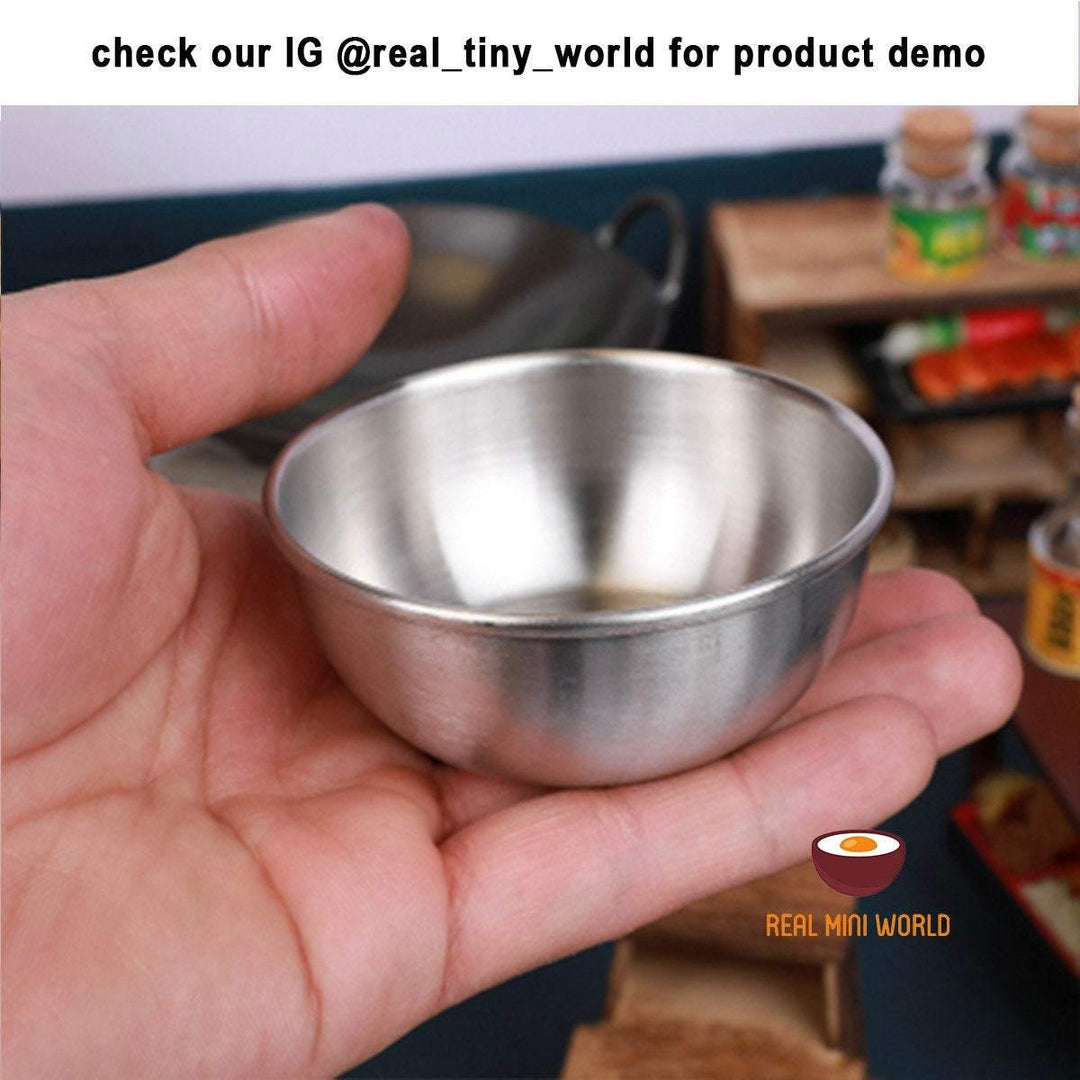 Miniature mixing bowl : cook real mini food | Real Mini World