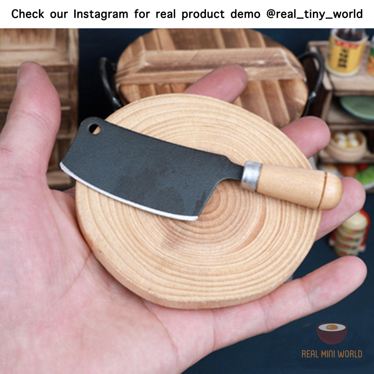 Miniature Cooking Real Butcher Knife : cut real tiny food – Real Mini World