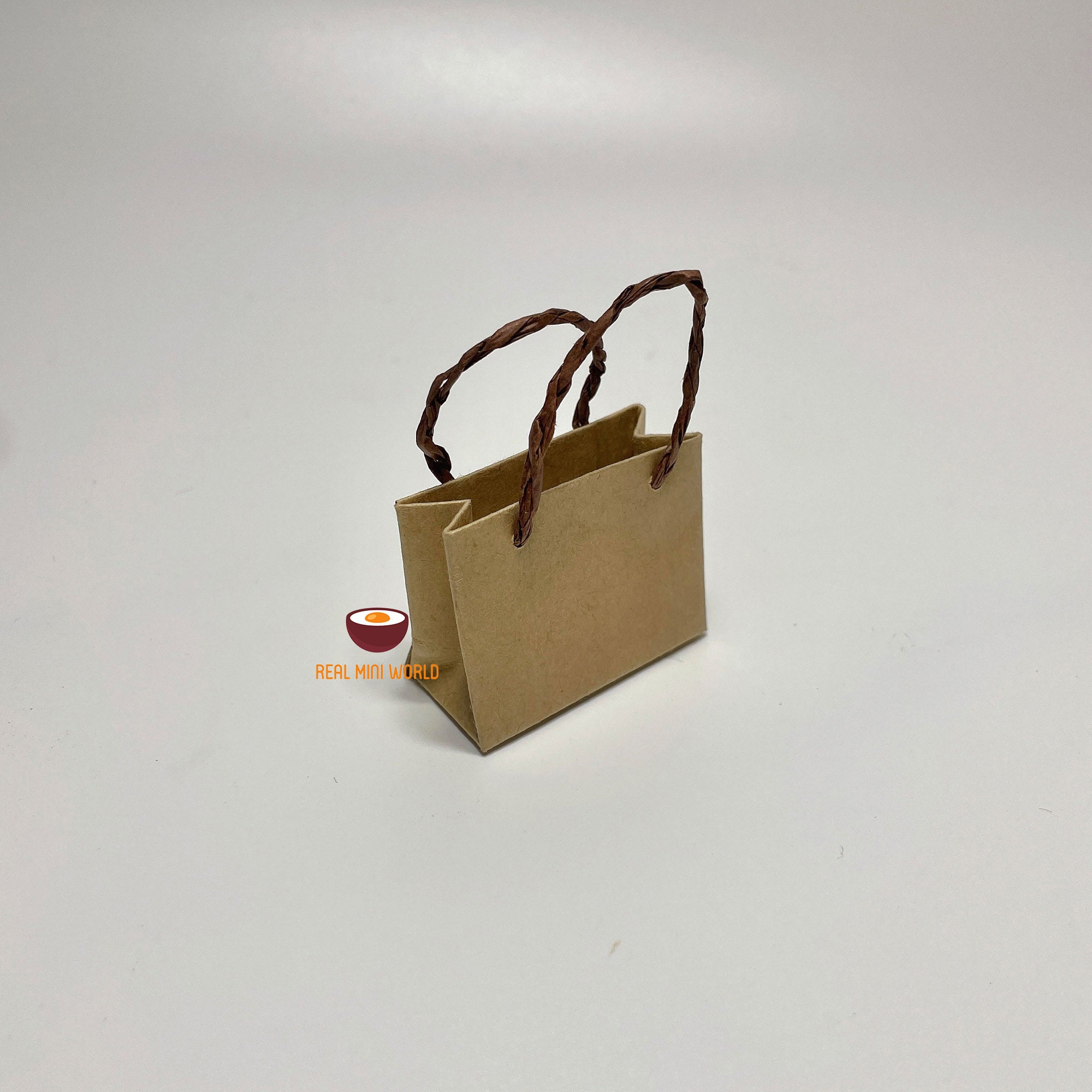 Miniature Vintage Grocery Paper Bag | Mini Cooking Shop – Real Mini World