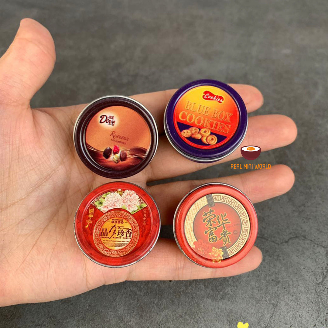 Miniature Baking Real Biscuit, Butter Cookies, Choco Tin Box Set – Real ...