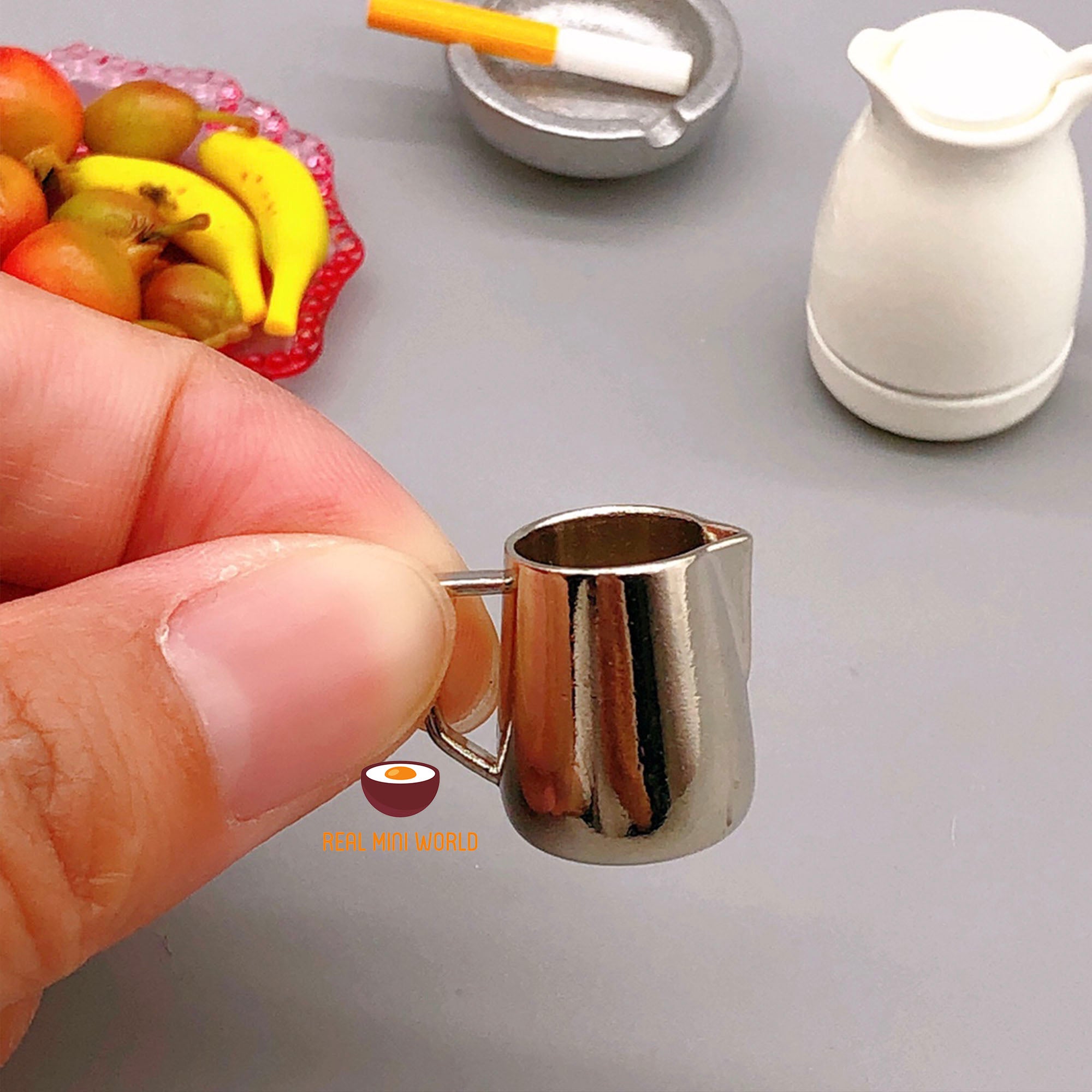 Miniature Cooking Coffee Brewing Milk Jug | Mini Cooking Store – Real ...