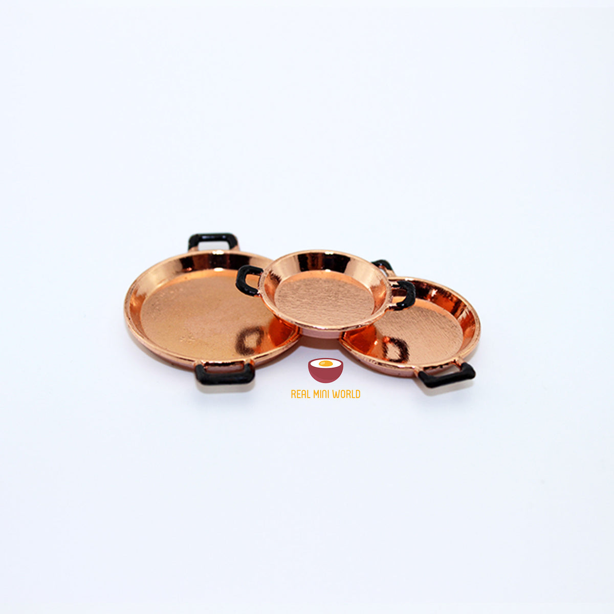 Miniature Real Cooking Two Ear Pan Set: cook real mini edible food ...