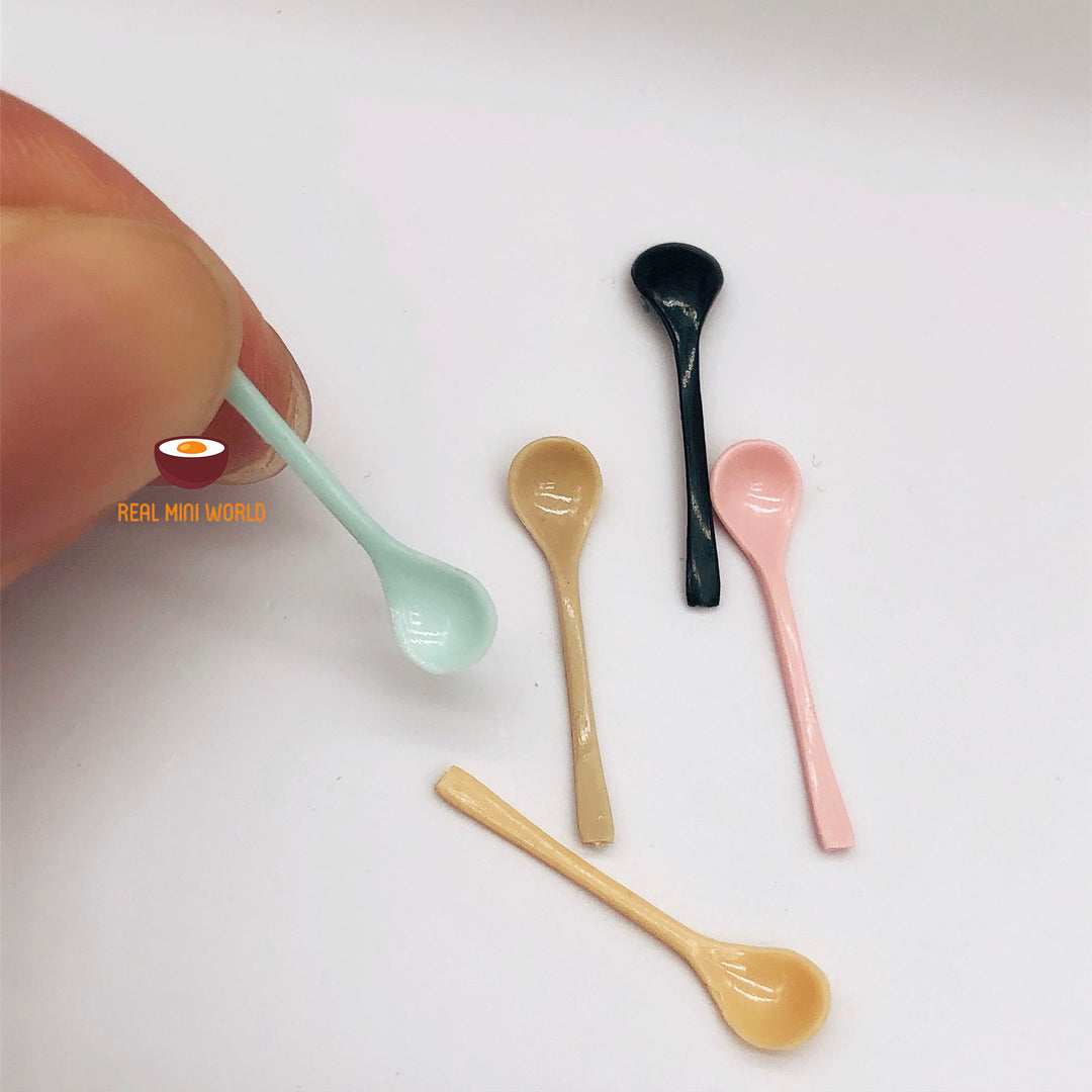 Miniature Kitchen Dessert Spoon | Mini Cooking Shop – Real Mini World