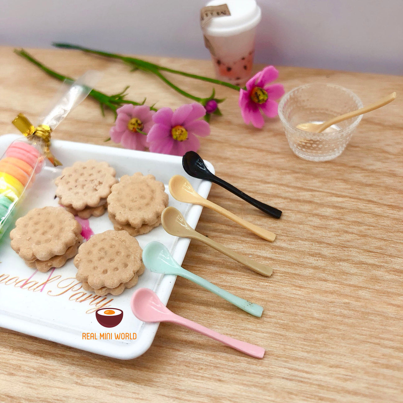 Miniature Kitchen Dessert Spoon | Mini Cooking Shop – Real Mini World