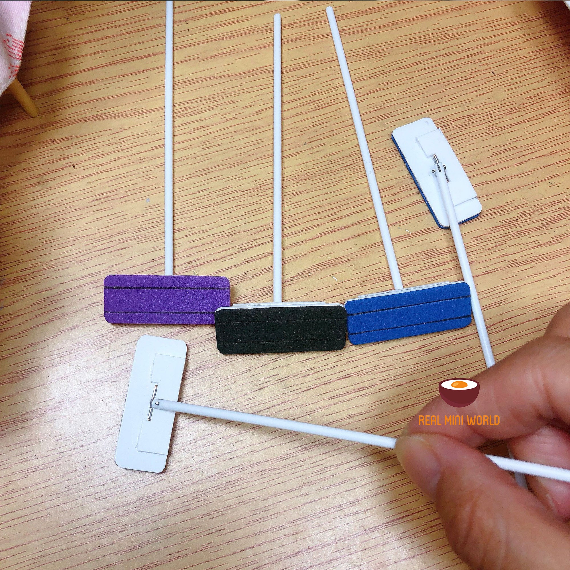 Miniature Real Cleaning Mop: Clean Your Mini Kitchen – Real Mini World