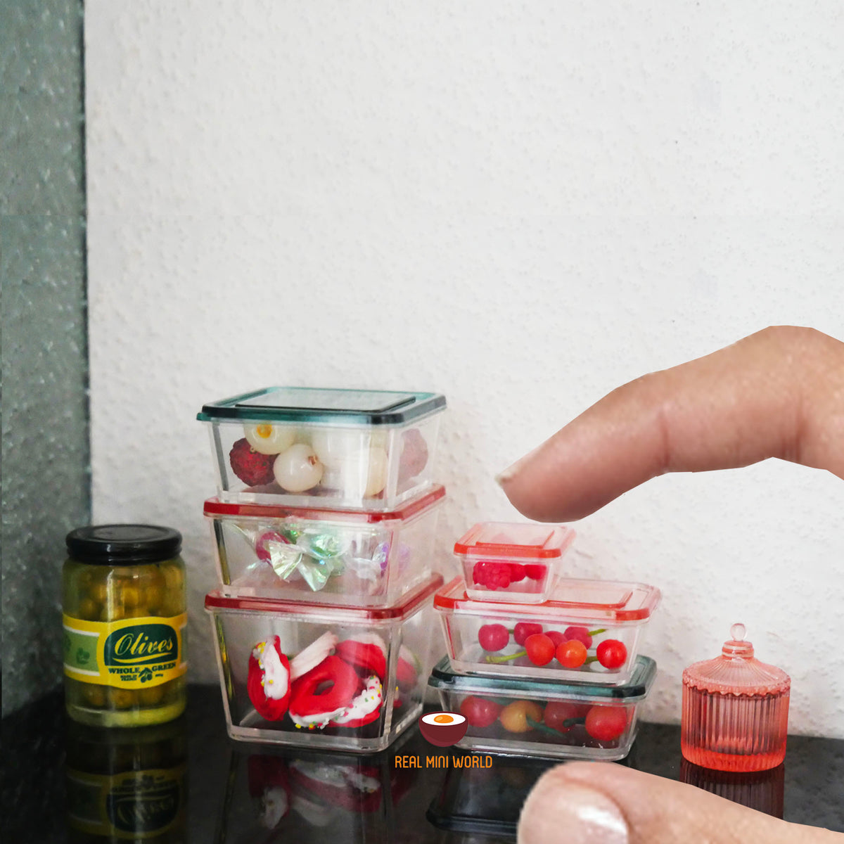 Miniature Cooking food storage box set: for tiny edible food – Real ...