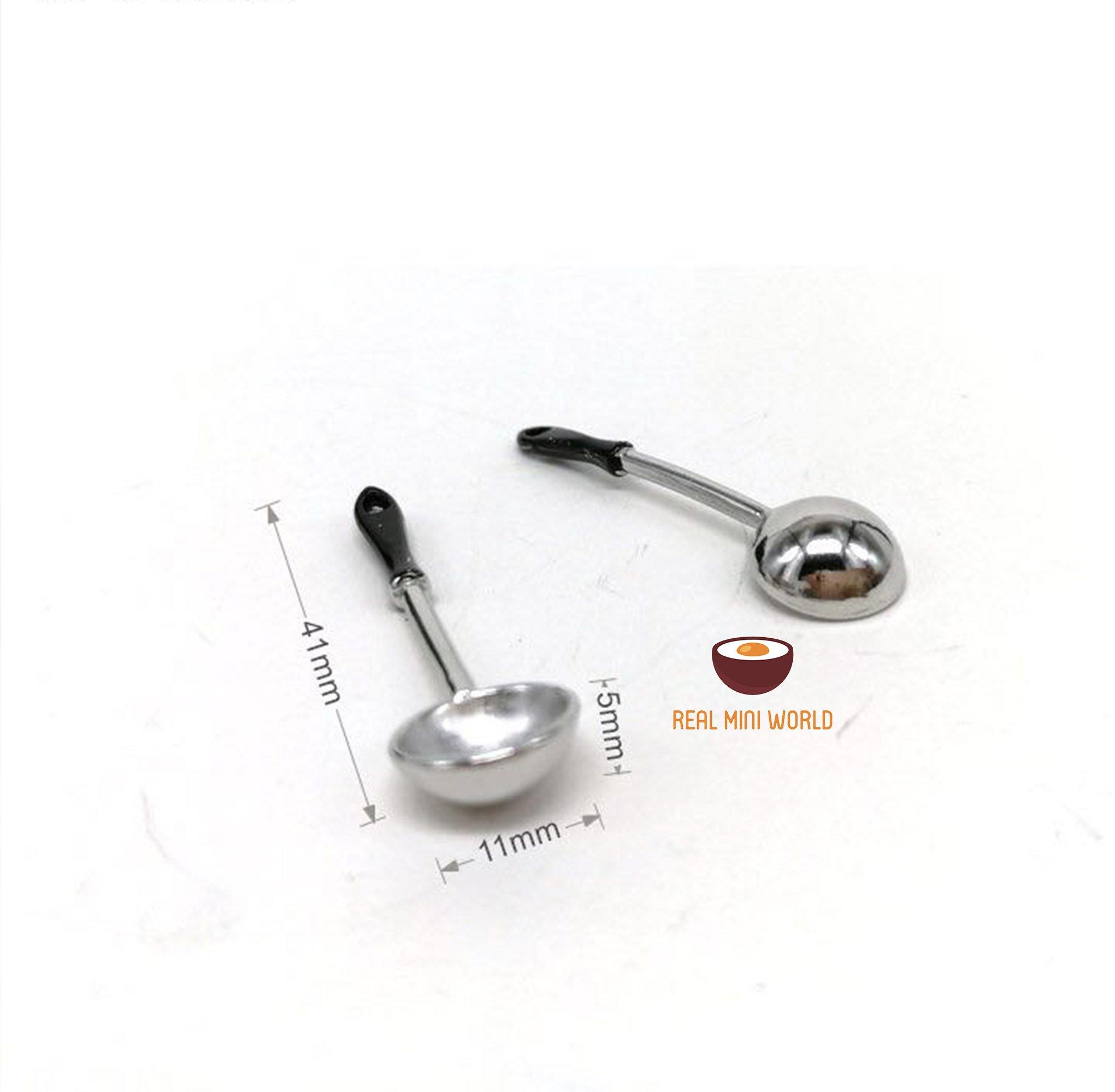 Miniature Real Cooking Cookware Set : Spatula and Spoon – Real Mini World