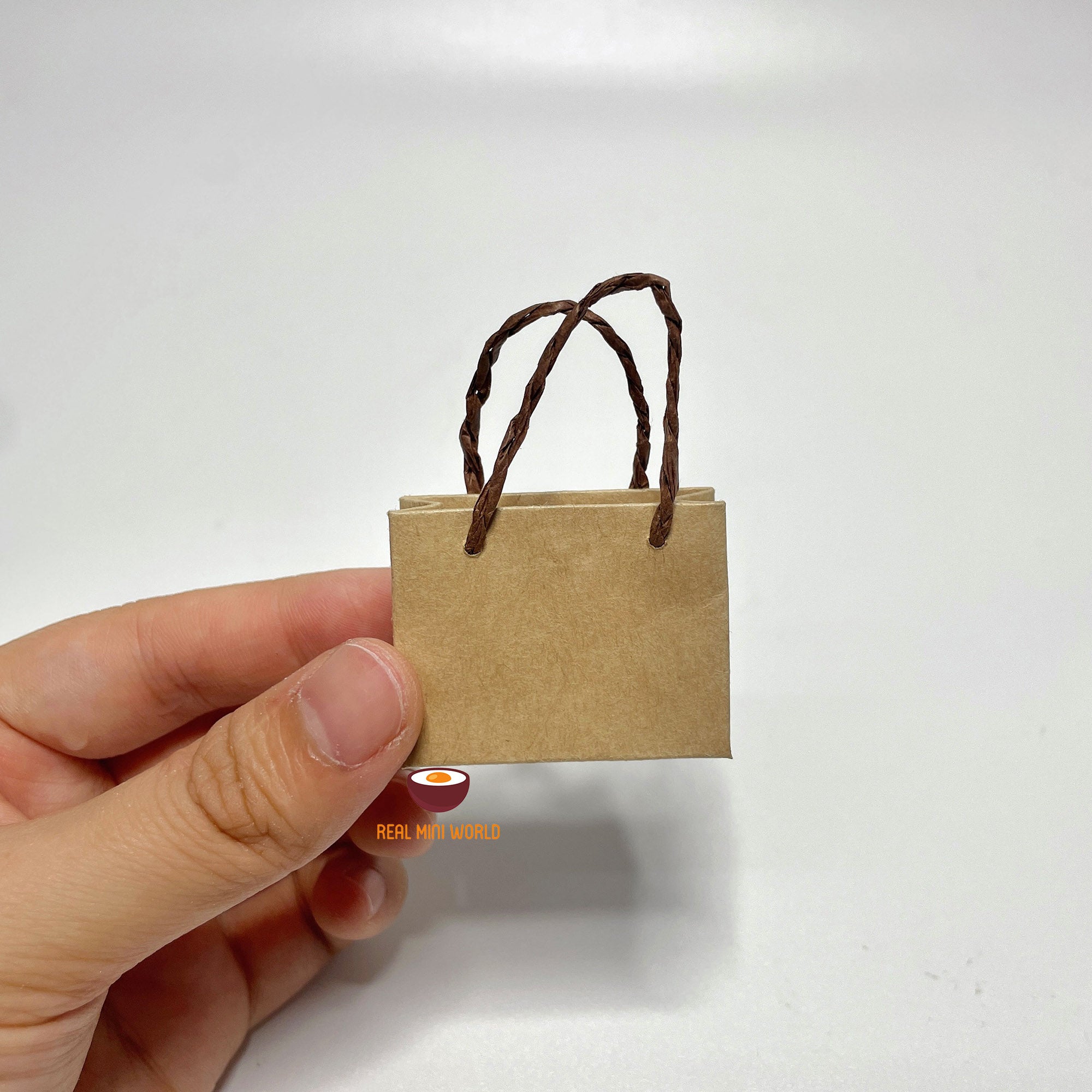 Miniature Vintage Grocery Paper Bag | Mini Cooking Shop – Real Mini World