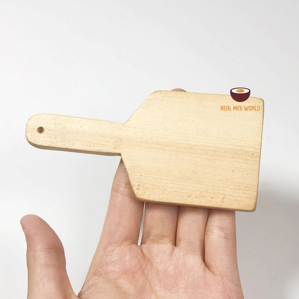 Miniature Cooking Wooden Pizza Tray | Mini Baking Shop – Real Mini World