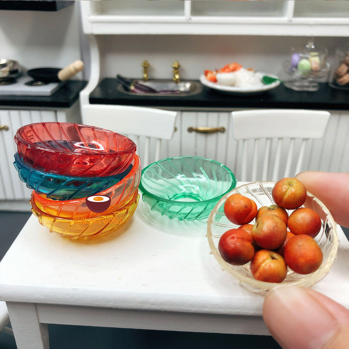 Miniature Cooking Kitchen Fruit Plate | Mini Cooking Utensil Shop ...