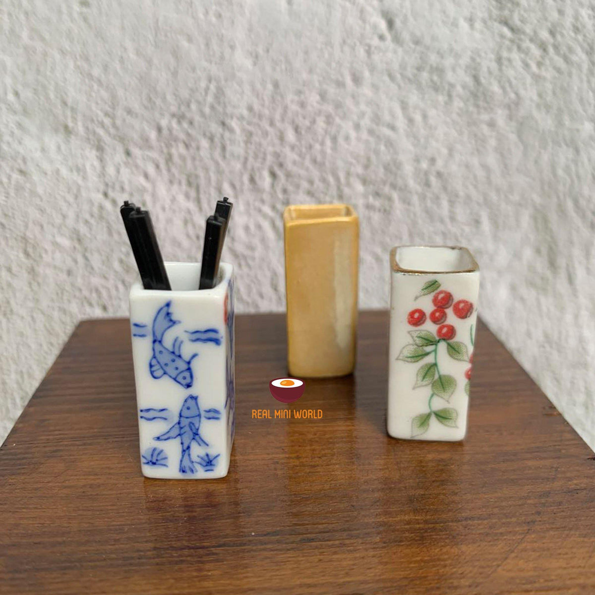 Miniature Real Kitchen Chopstick Stand Set: cook mini edible food ...