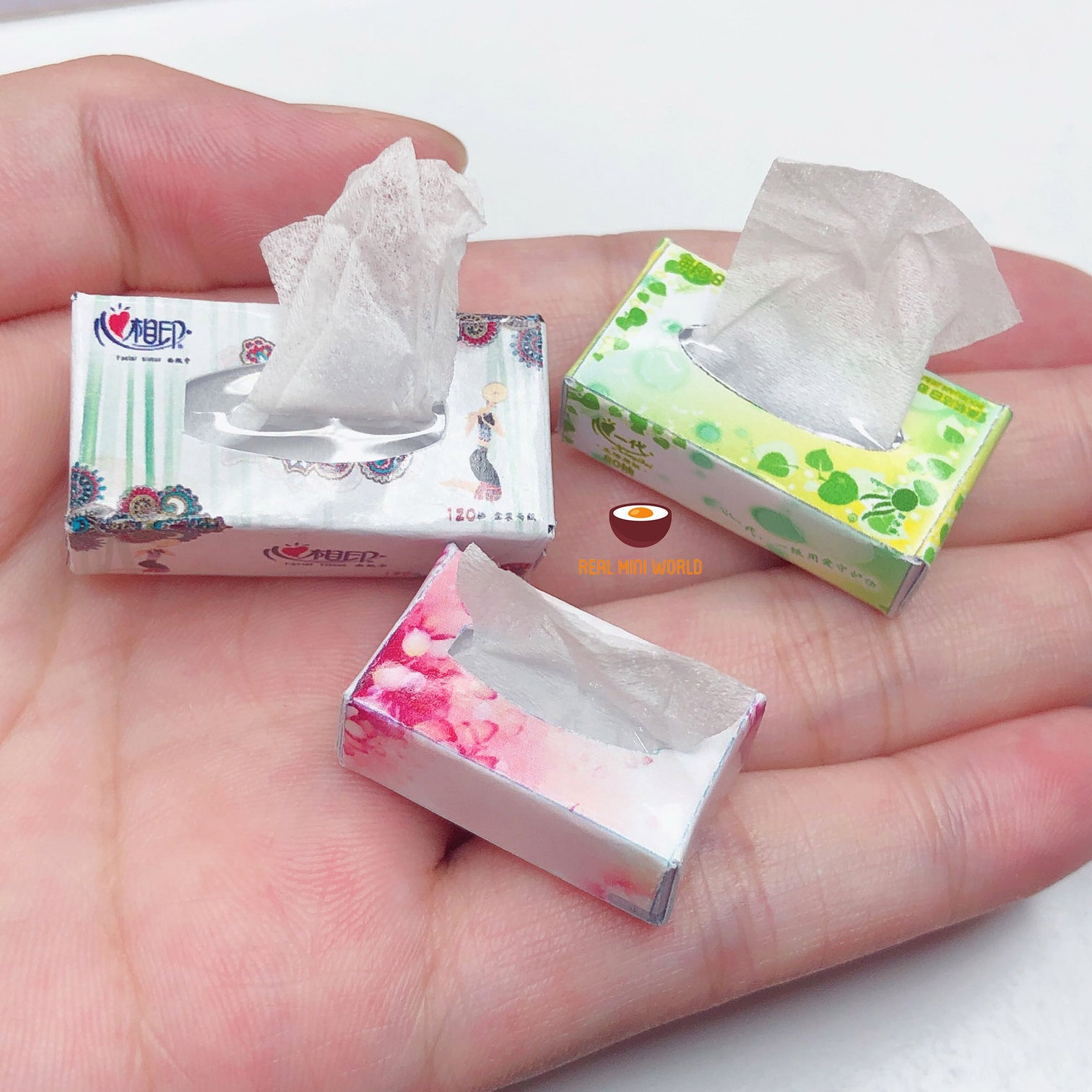 Miniature Kitchen Real Tissue Box | Mini Cooking Shop – Real Mini World
