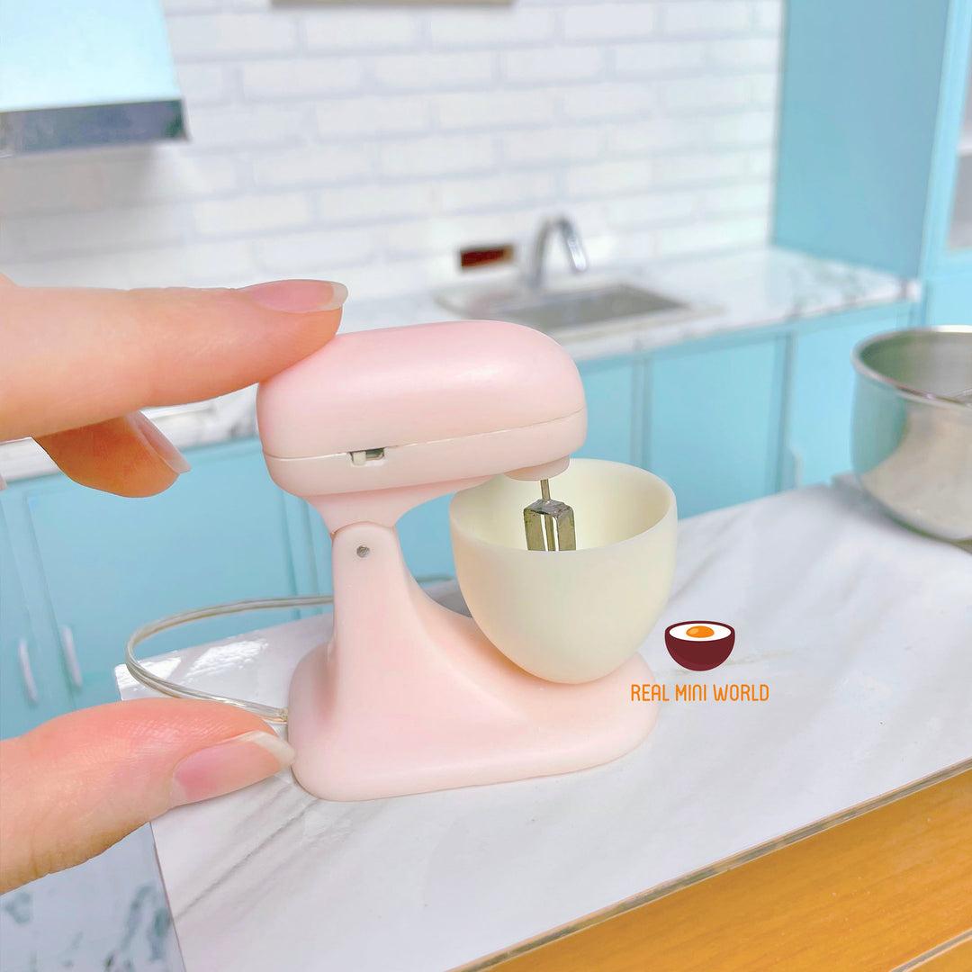 Miniature Real Working mixer blender pink : mini tiny baking – Real ...