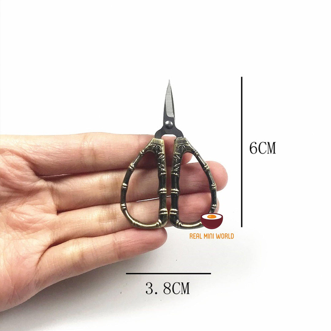 Miniature REAL Sharp Vintage Style Scissor: can really cut – Real Mini ...