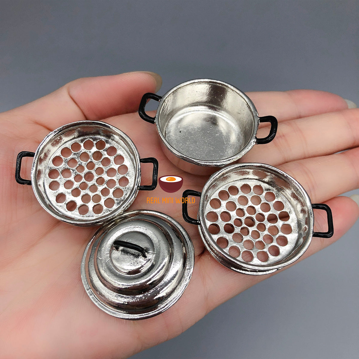 Mini REAL Cooking 1:12 Steamer Pot | Mini Cooking Utensils Store – Real ...