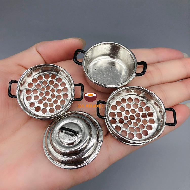 Mini REAL Cooking 1:12 Steamer Pot | Mini Cooking Utensils Store – Real ...