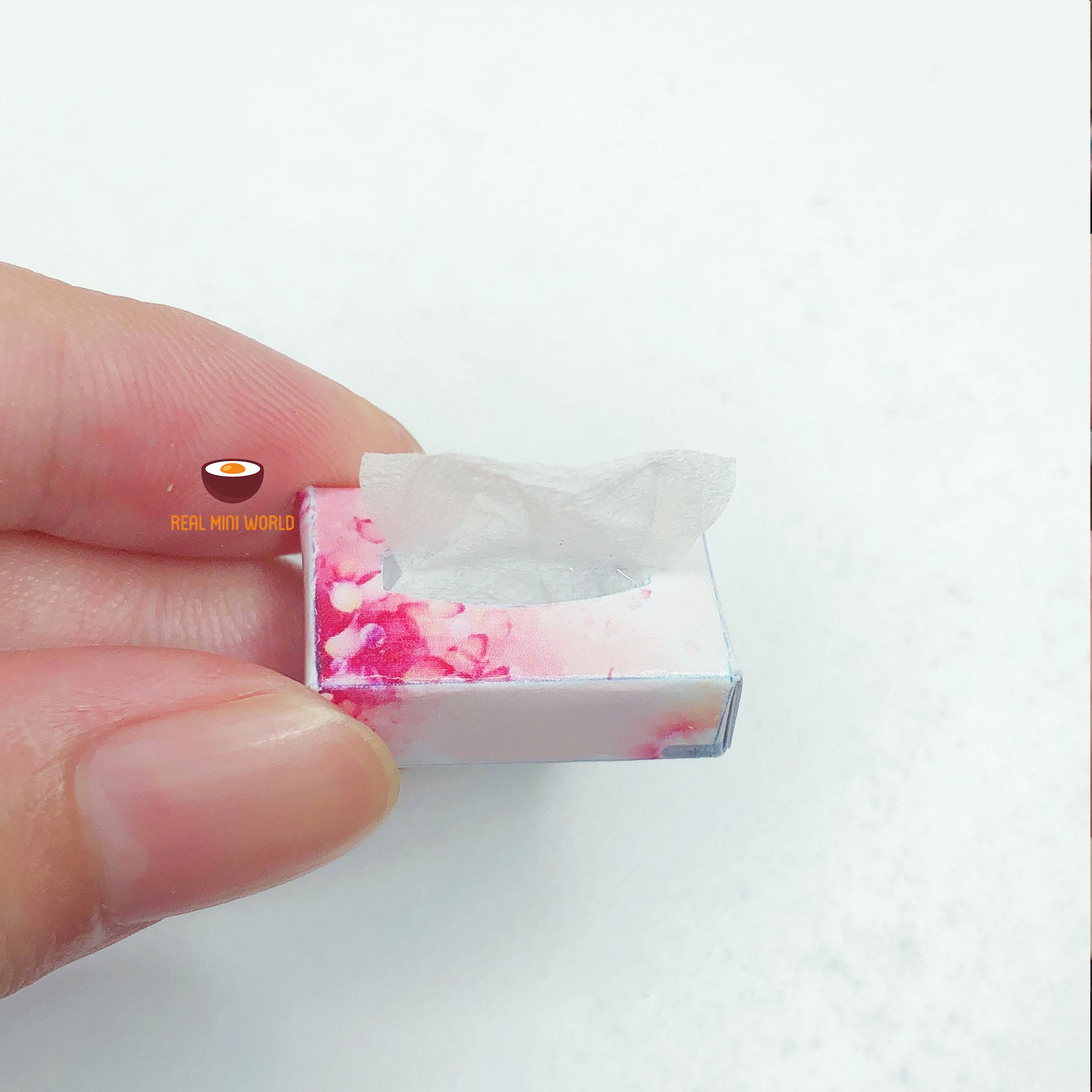 Miniature Kitchen Real Tissue Box | Mini Cooking Shop – Real Mini World