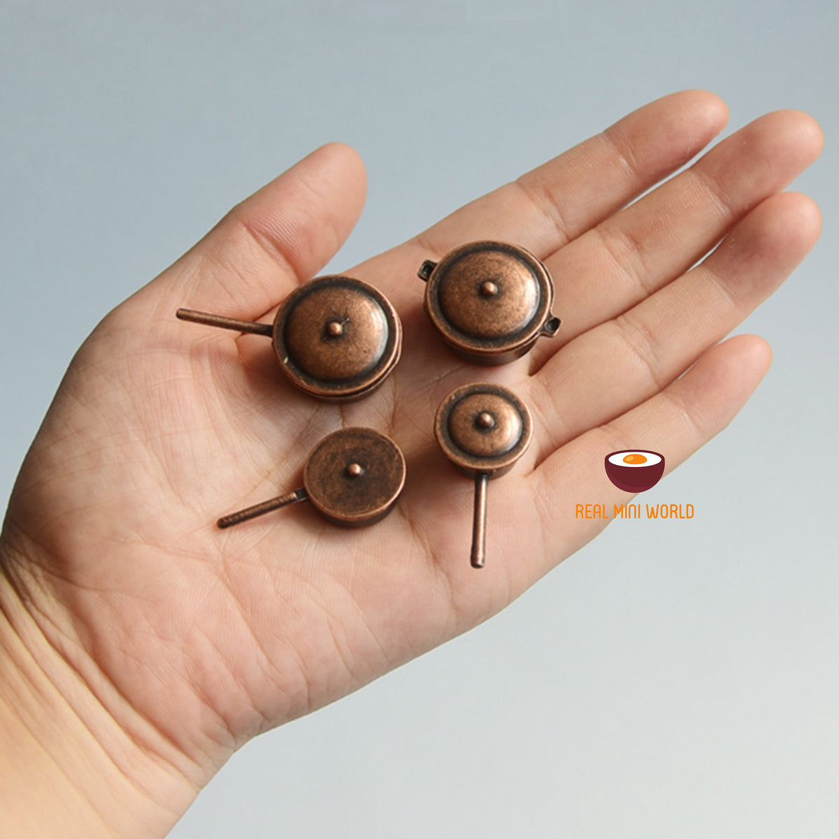 Miniature Cooking Vintage Pan Set : Cook Real Food | Mini Cooking Shop ...