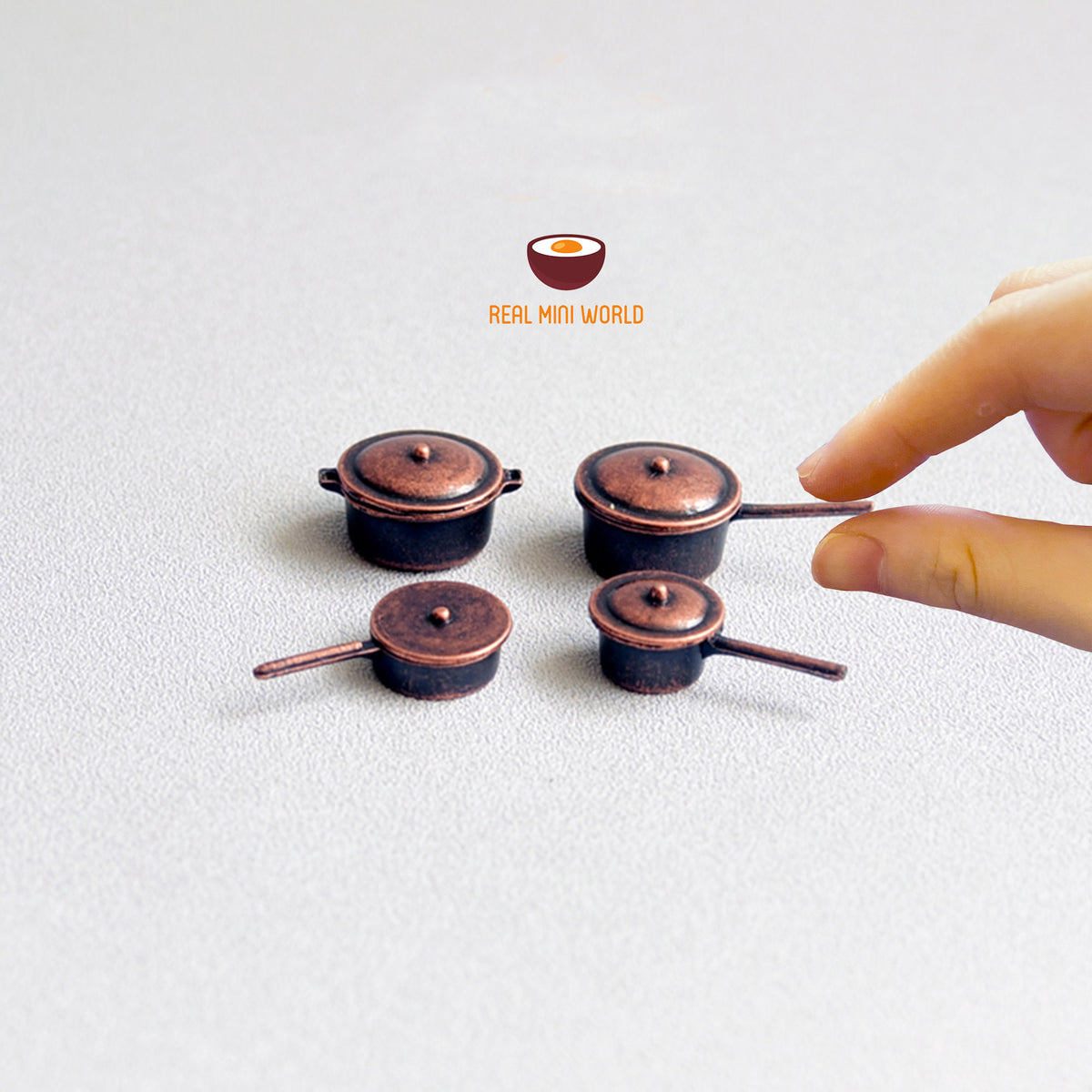 Miniature Cooking Vintage Pan Set : Cook Real Food | Mini Cooking Shop ...