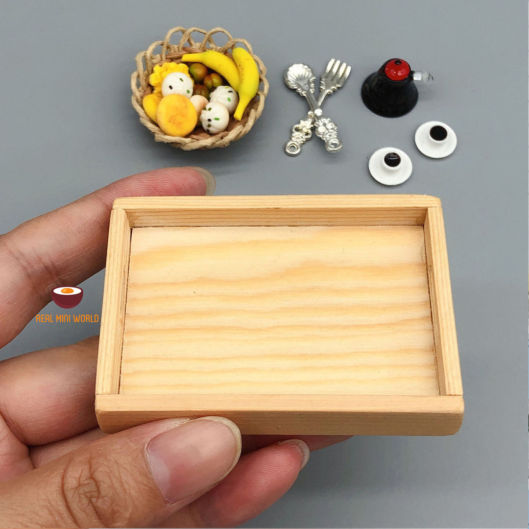 Miniature Real Baking Tray and Tongs | Mini Baking Set – Real Mini World