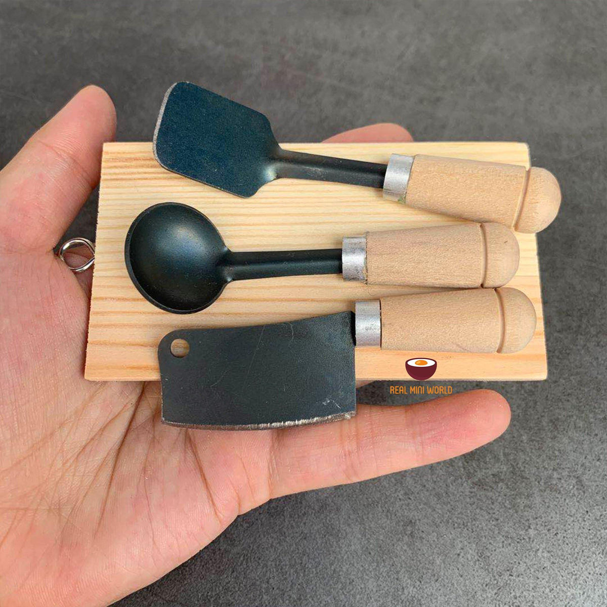 Miniature Cooking Iron Cookware Set: cook real tiny food – Real Mini World