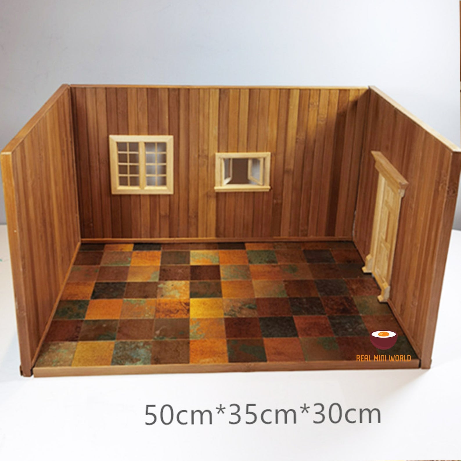 Miniature Vintage kitchen wooden room box setting – Real Mini World
