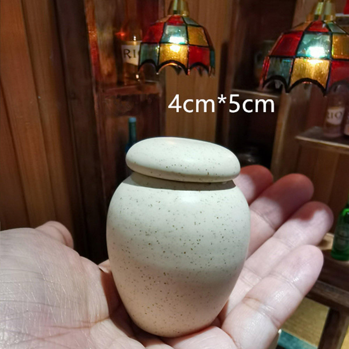 REAL COOKING Miniature air tight ceramic pickle jar pot | Real Mini World